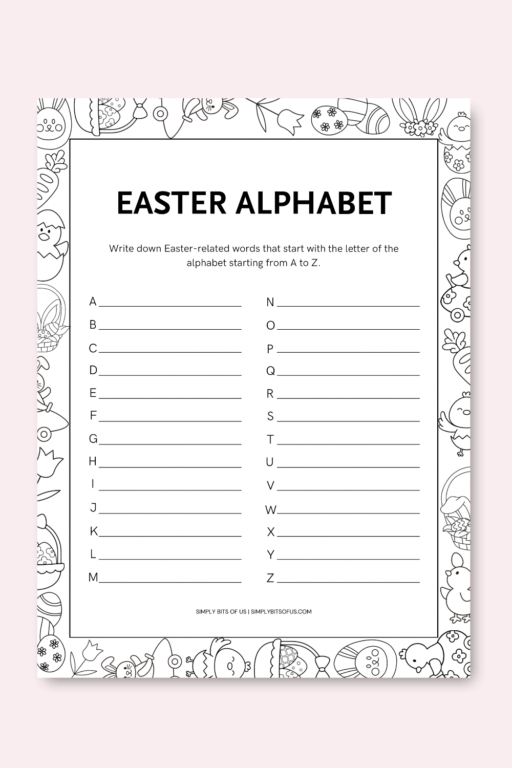 Keep Kids Busy with This Fun Summer I Spy Printable - Simply Bits of Us