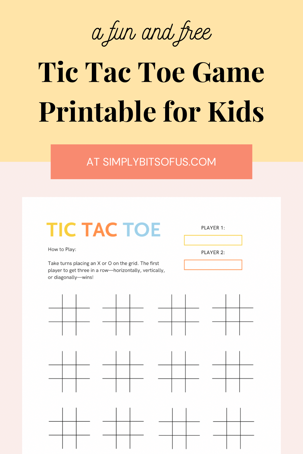 Classic Tic-Tac-Toe: A Simple Game for Anytime, Anywhere - Simply Bits ...