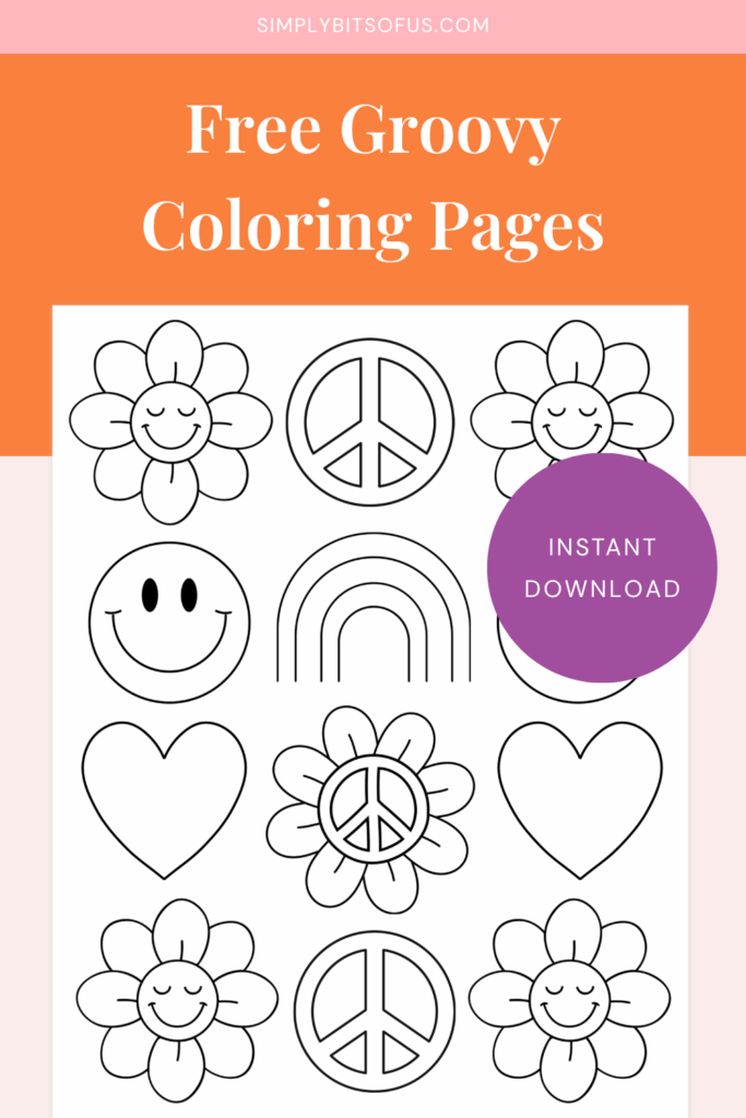 Groovy Coloring Pages for Kids – Free & Fun to Print - Simply Bits of Us
