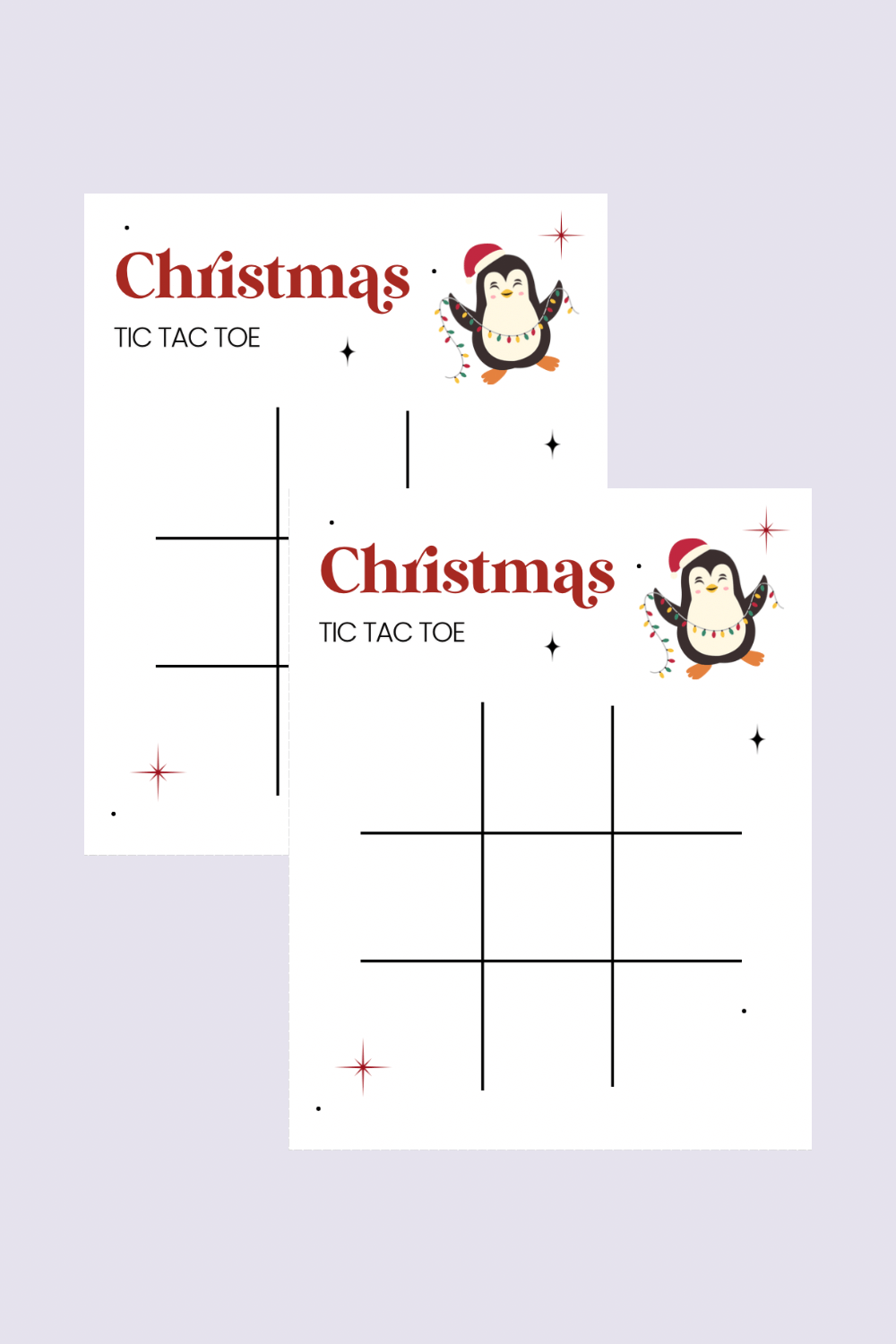 Free Printable Christmas Tic Tac Toe - Simply Bits of Us