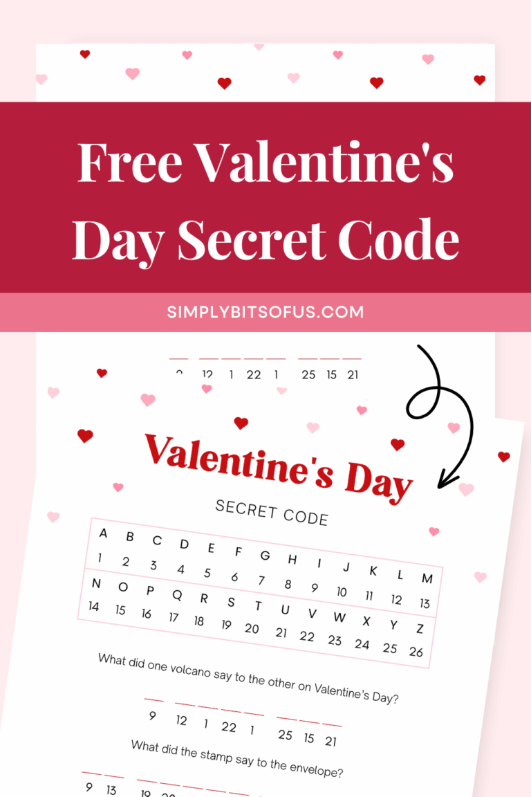 Valentine’s Day Secret Code Printable Kids Will Love
